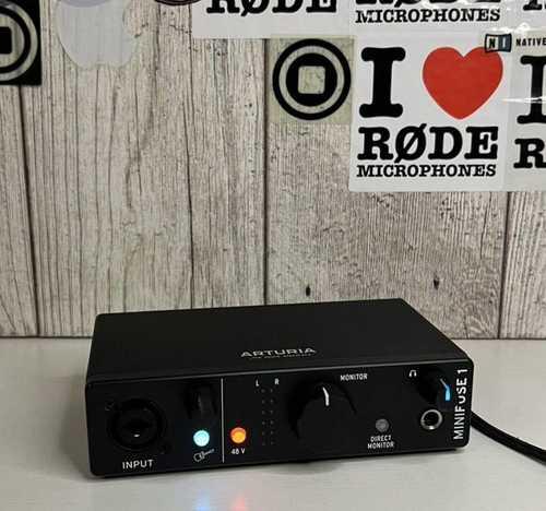 Arturia minifuse 1 black звуковая карта