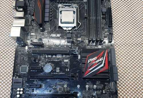 Asus Z170 pro gaming + e3-1270 (i7-6700)