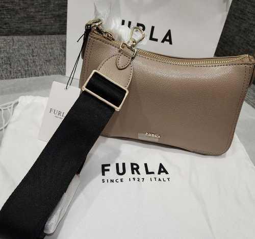 Сумка Furla Classic бежевая 22на14, оригинал