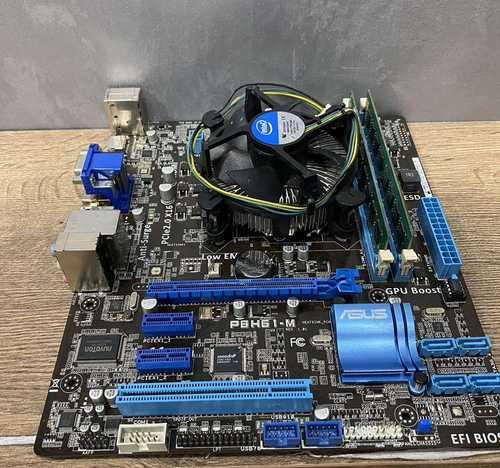 Комплект LGA 1155 Плата+Проц+Озу