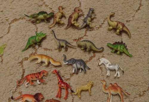 Модели динозавров и животных