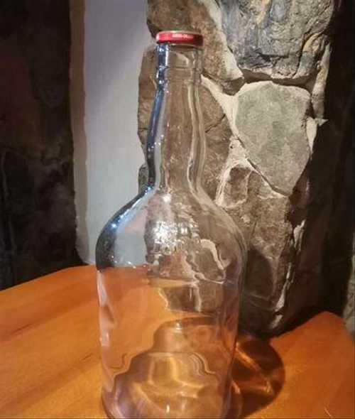 Бутылка стеклянная 4,5 литра