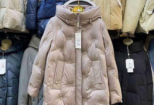 Куртка пальто, 48-58, длинное, стеганое