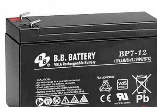 Аккумулятор BB Battery BP7-12