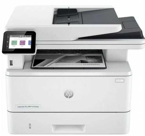 Мфу лазерный HP LaserJet Pro 4103dw White