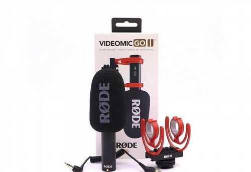 Микрофон rode VideoMic GO II в упаковке