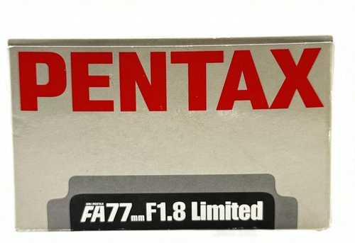 SMC Pentax-FA f/1.8 77mm limited
