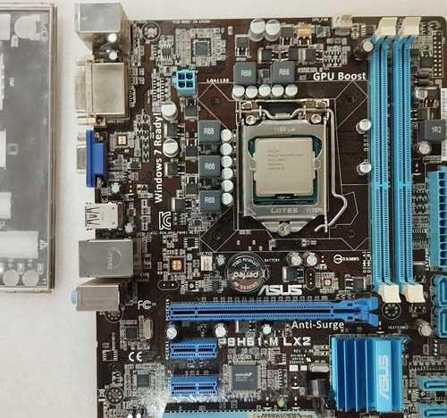 Мат. плата, процессор Pentium G2010, LGA 1155