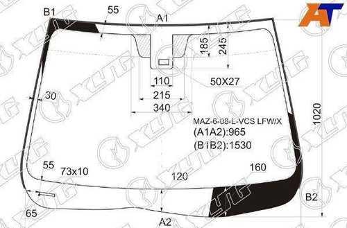 Стекло лобовое mazda mazda6