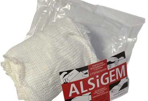 Бинт Alsigem стерильный гемостатический 7,5*370 см