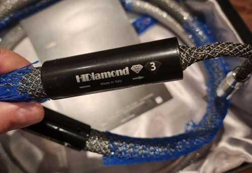 Межблочный кабель xlr HiDiamond D3 1,5 метра