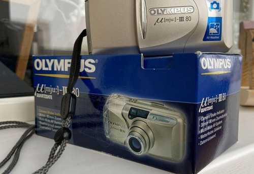 Компактный фотоаппарат olympus mju-iii 80