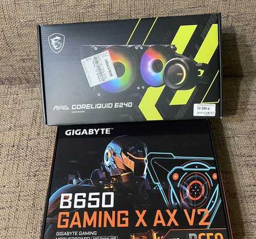 Продам комплект ryzen 7 7800x3d, B650 gaming