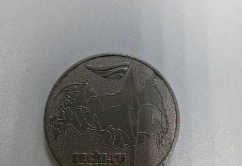 Монета Сочи 2014 25р