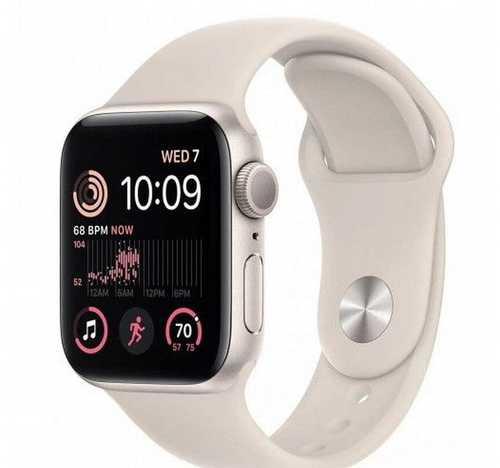 Умные часы Apple Watch Series SE Gen 2 2023 44 мм Aluminium Case GPS, Sport Band бежевый