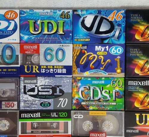 Аудиокассеты maxell разные коллекция