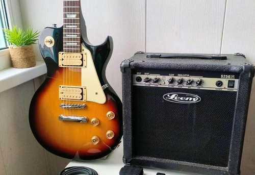 Электрогитара Ashtone Les Paul +комбик 25вт +к-т