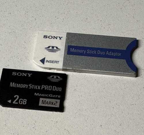 Sony memory stick pro 2GB