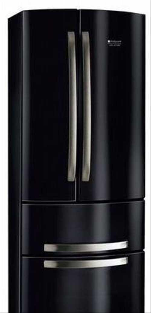 Холодильник Hotpoint-Ariston двухдверный черный