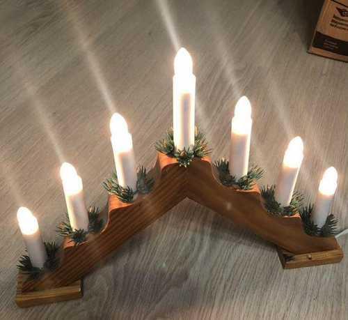 Лампа-горка рождественская