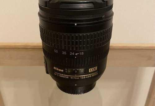 Объектив Nikon AF-S Nikkor 18-70 mm 1:3:5-4.5G