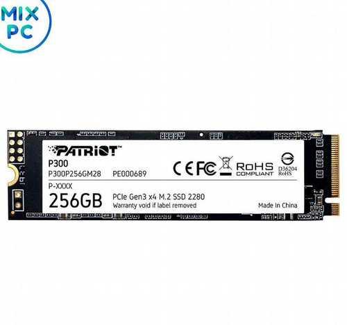 Накопитель SSD M.2 256GB Patriot P300 P300P256GM28