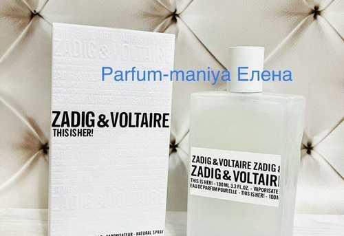 Zadig & voltaire this IS HER 100ml