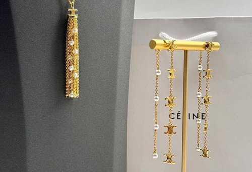 Серьги celine