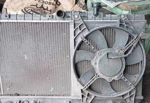 Радиатор системы охлаждения основной с вентиляторо