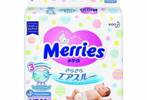 Подгузники merries nb 90