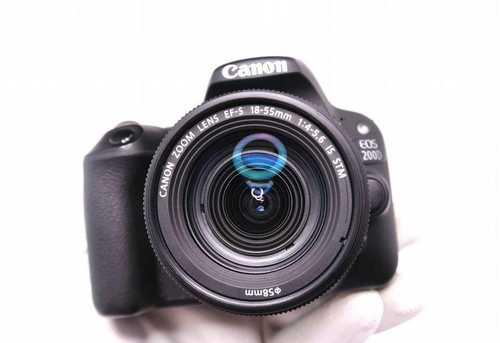 Фотоаппарат Canon 200d (пробег 73к) +18-55 IS STM