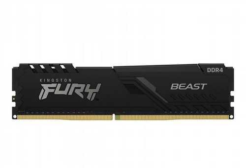 Оперативная Kingston fury Beast 8 гб DDR4 2666 мгц