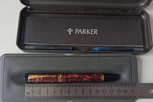 Перьевая ручка Parker Duofold Marble Maroon