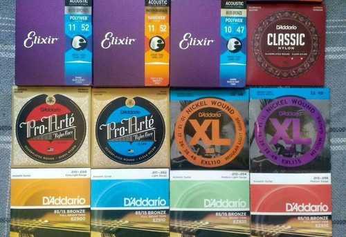 Струны для гитары D'addario Elixir Ernie Ball