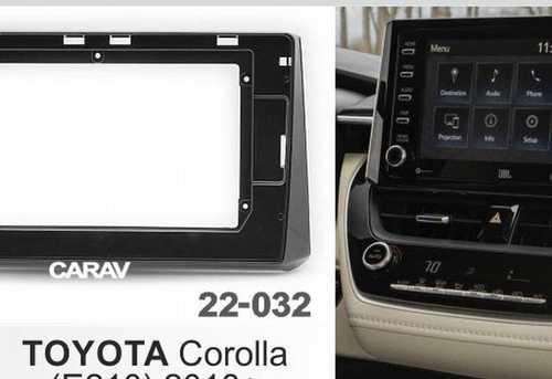 Переходная рамка Toyota Corolla E210 2018+ 10.1*