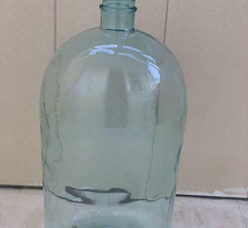 Бутылка стеклянная 20 литров Бутыль СССР