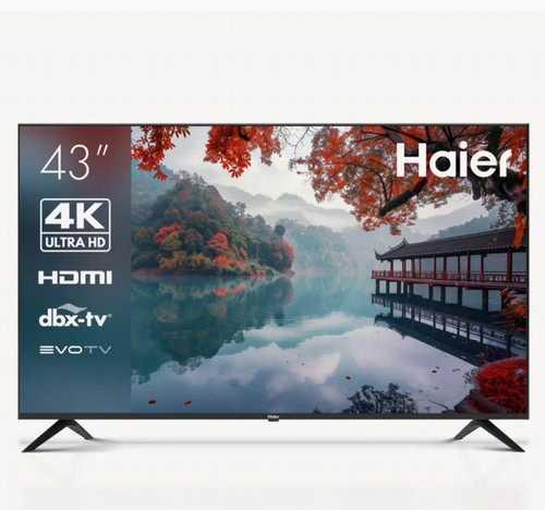 Телевизор Haier 43 SMART Tv 4K Новый