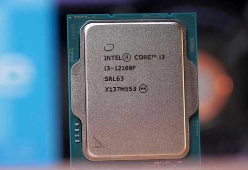 Процессор i3 12100f, новый, на гарантии