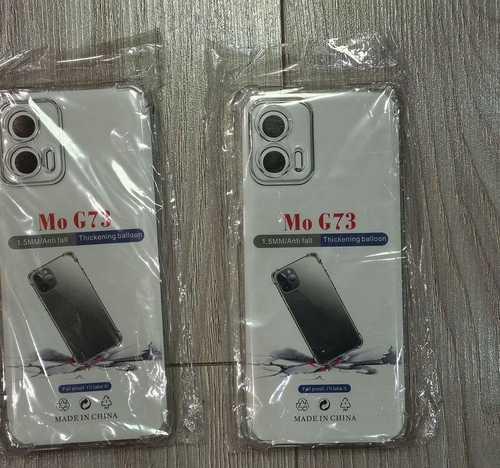 Силиконовый противоударный чехол Motorola G73