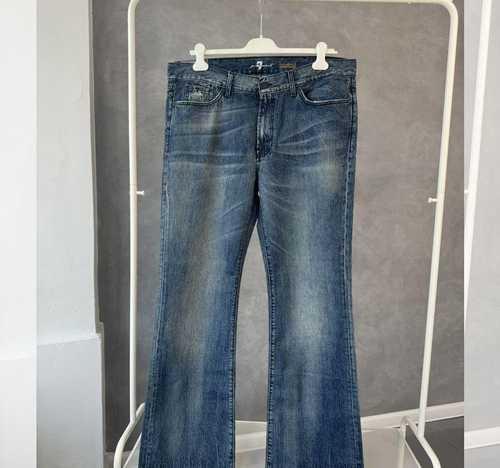 Новые джинсы клеш 7 For All Mankind 38W оригинал