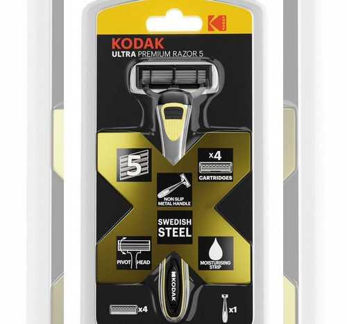 Бритва Kodak Ultra Premium Razor 5 муж. 5 лезвий