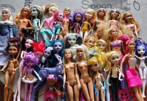 Куклы Barbie, Monster High и Enchantimals
