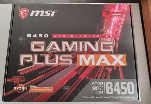 MSI B450 gaming plus MAX + AMD Ryzen 5 5600 OEM