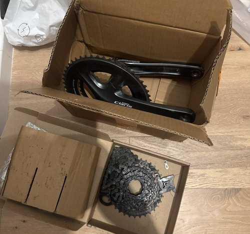 Система shimano claris, звезда 8 скоростей цепь