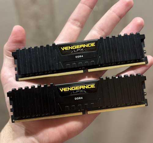 Оперативная память Corsair ddr4 2x8 gb 16gb 2666