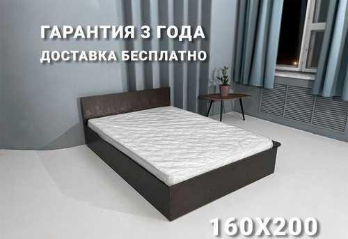 Кровать 160х200 венге с матрасом от производителя