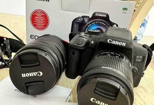 Зеркальный фотоаппарат canon EOS750D
