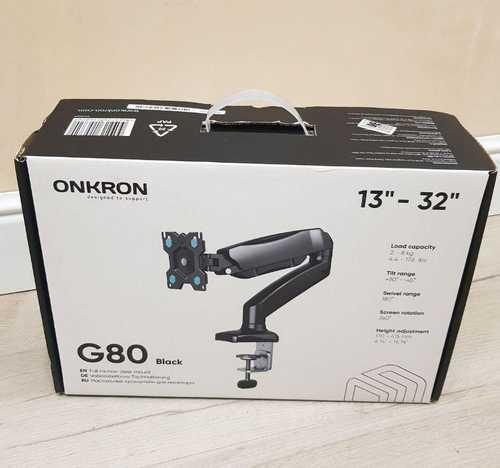 Новый кронштейн для монитора onkron g80