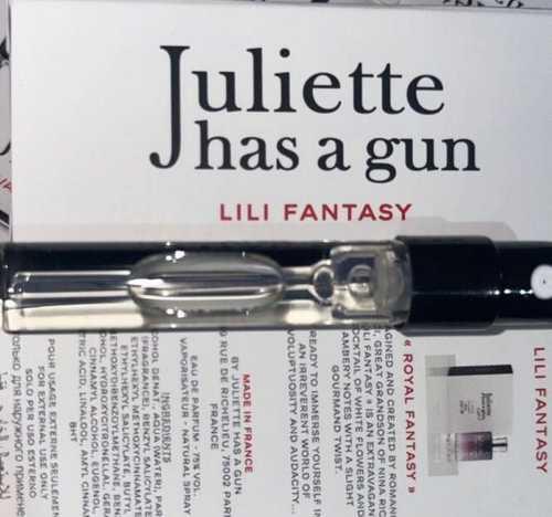 Juliette has a gun lili fantasy оригинал