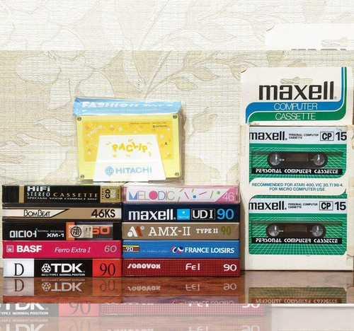 Аудиокассеты Basf, TDK, Toshiba, Maxell и т.д